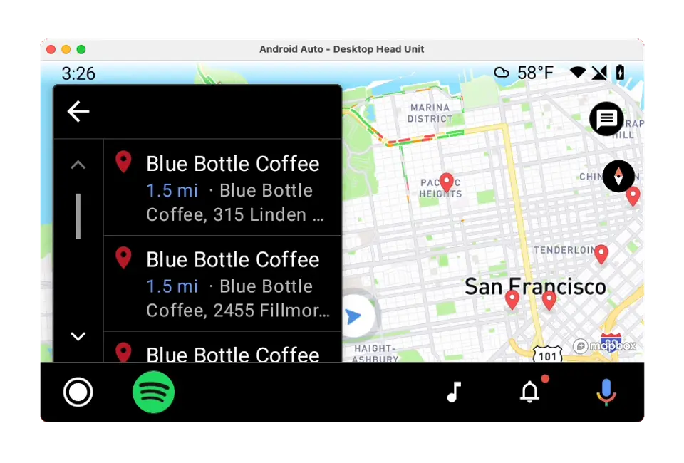 Search destination | Android Docs | Mapbox